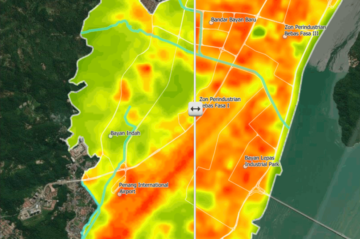 Think City Land Surface Temperature Mapping Shows Malaysian Cities Are ...